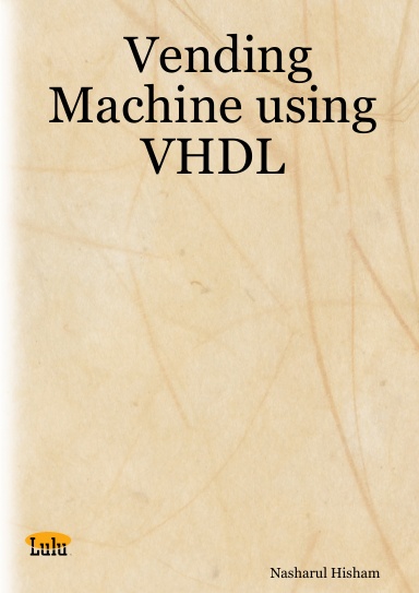Vending Machine Using Vhdl 