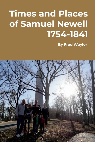 Times and Places of Samuel Newell 1754-1841