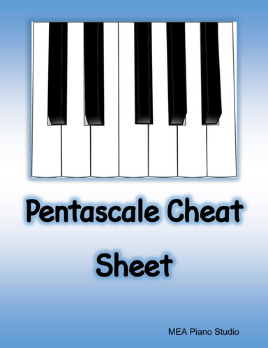 Piano Pentascale Cheat Sheet