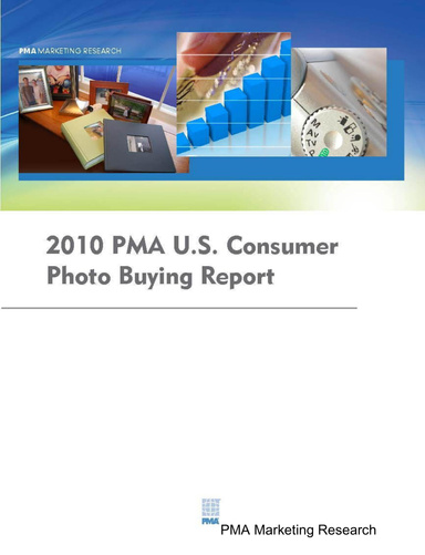 2010 PMA U.S. Consumer Photo Buying Report