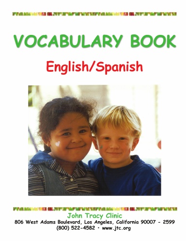 Vocabulary Book English/Spanish