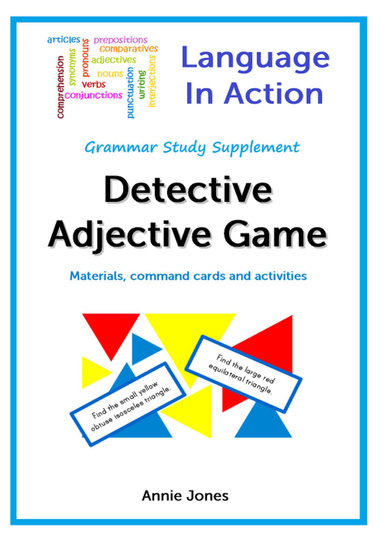 Language In Action Grammar Study Supplement - Detective Adjective Game ...