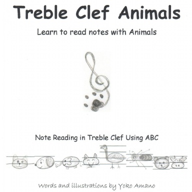 Treble Clef Animals - Note Reading in Treble Clef using ABC