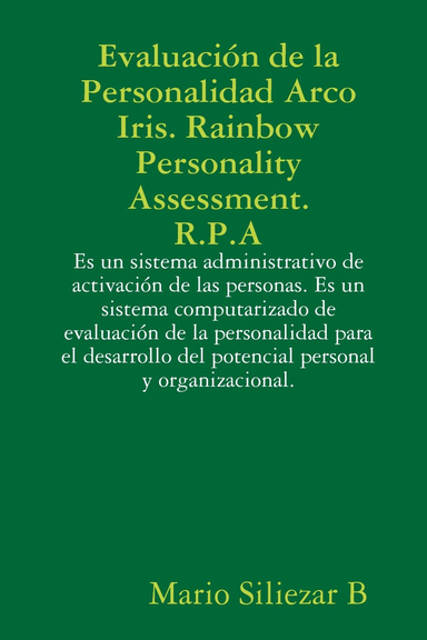 Evaluación de la Personalidad Arco Iris. Rainbow Personality Assessment
