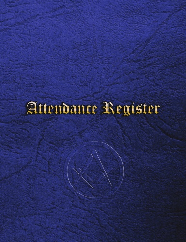 Masonic Attendance Register