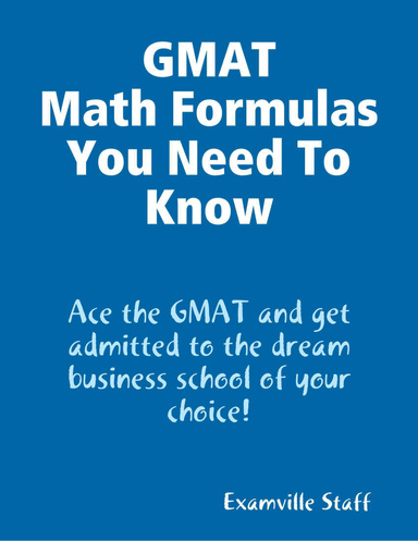 GMAT Math Formulas