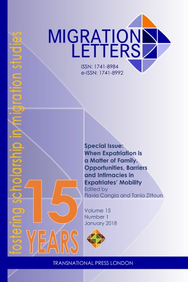 Migration Letters - Vol. 15 No. 1 - January 2018