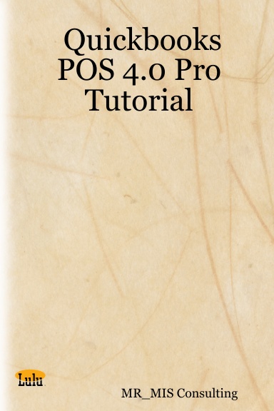 Quickbooks POS 4.0 Pro Tutorial