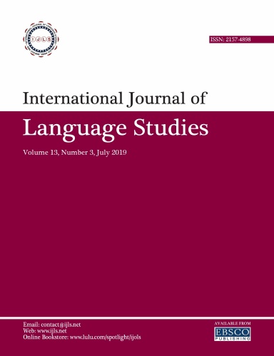 International Journal of Language Studies (IJLS) – volume 13(3)