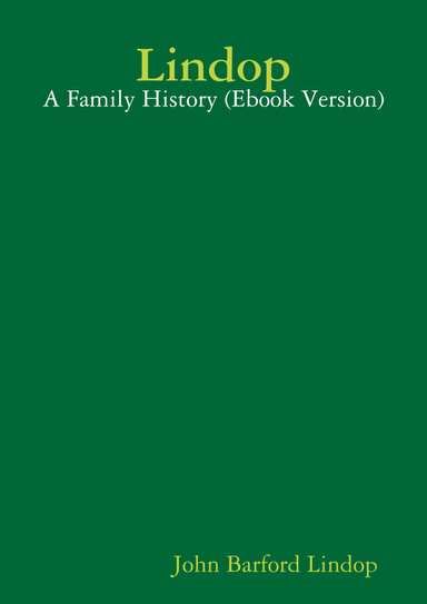 Lindop: A Family History (Ebook Version)