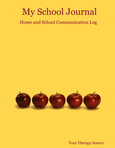 My School Journal - Home and School Communication Log