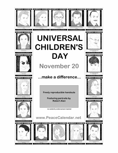 Universal Children's Day - November 20