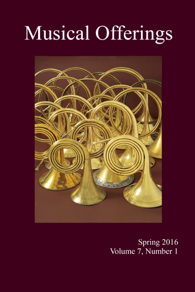 Musical Offerings, Volume 7, Number 1