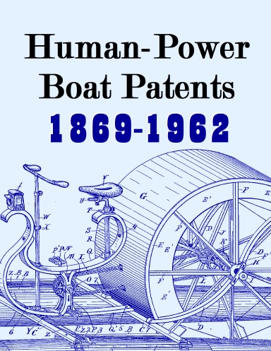 Human-Power Boat Patents 1869-1962