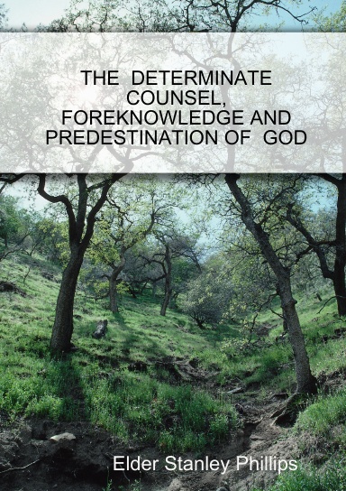 THE DETERMINATE COUNSEL, FOREKNOWLEDGE AND PREDESTINATION OF GOD