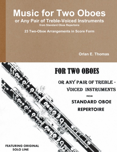 Music for Two Oboes or Any Pair of Treble-Voiced Instruments from ...