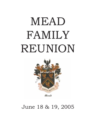 Mead Family Reunion Remembrance