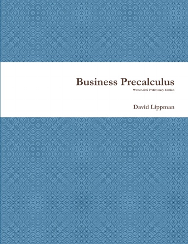 Business Precalculus