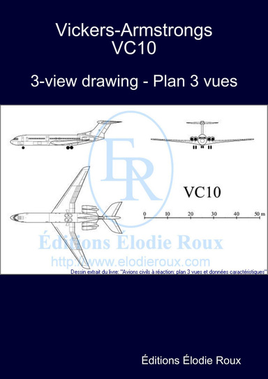 3-view drawing - Plan 3 vues - Vickers-Armstrongs VC10