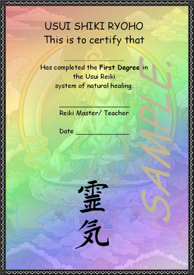Reiki Certificate Templates