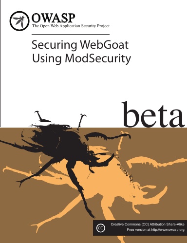 Securing WebGoat using ModSecurity