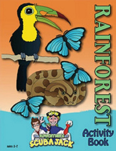 Letter R Rainforests Activity Workbook for Kids
