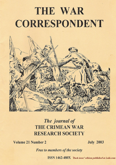 The War Correspondent Vol 21 No.2 July 2003