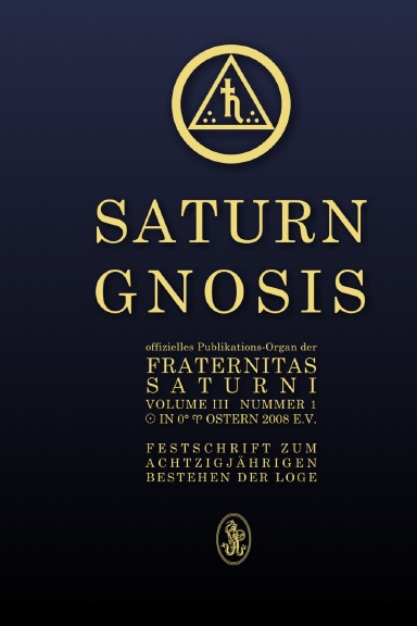 SATURN GNOSIS Vol.III, No.1