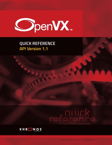 OpenVX 1.1 Reference Guide