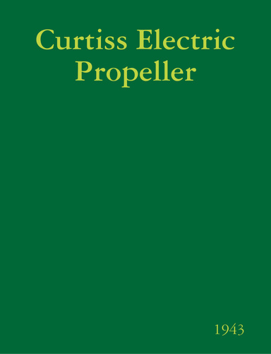 Curtiss Electric Propeller
