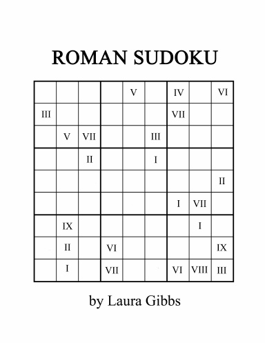 Roman Sudoku