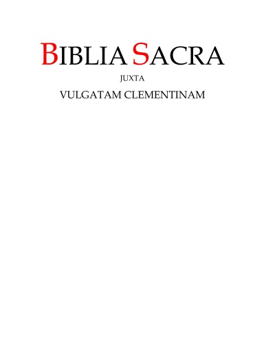 Biblia Sacra Vulgate Edition