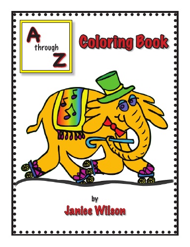 A through Z coloring book
