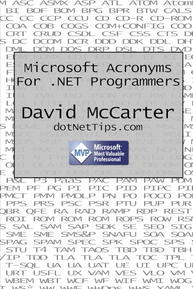 Microsoft Acronyms for .NET Programmers