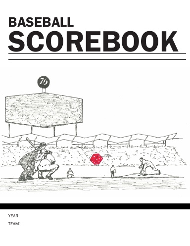 Limited Edition Scorebook - Summer/Fall 2017