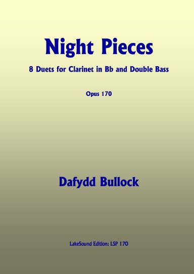 Night Pieces: Duets for Clarinet and Double Bass, Opus 170