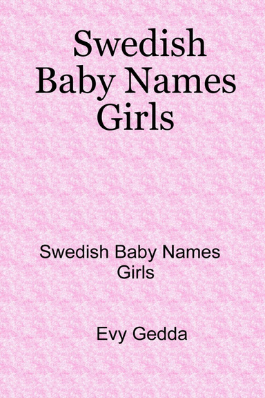 Swedish Baby Names Girls