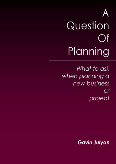 A Question Of Planning