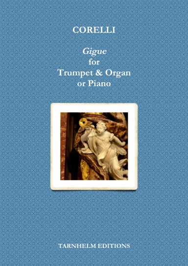 Gigue for Trumpet & Organ or Piano.Sheet Music.