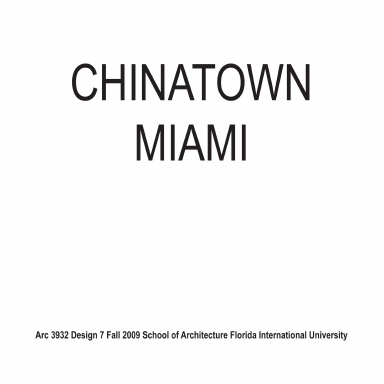ChinaTown Miami