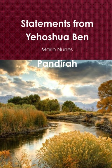 Statements from Yehoshua Ben Pandirah