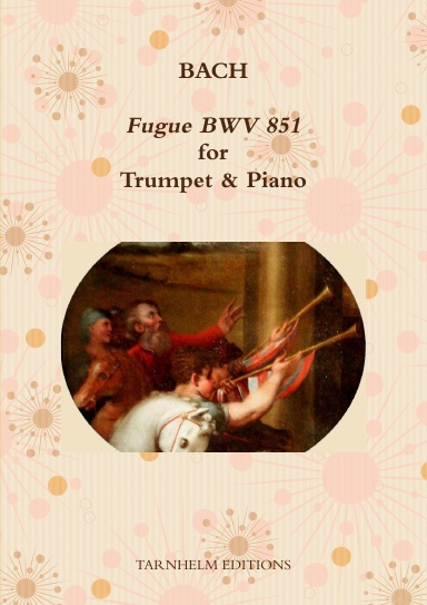 Fugue BWV 851 for Trumpet & Piano. Sheet Music.