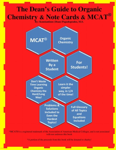 Complete Organic Chemistry Study Guide & Notecards & MCAT Review