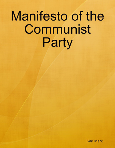 Manifesto of the Communist Party