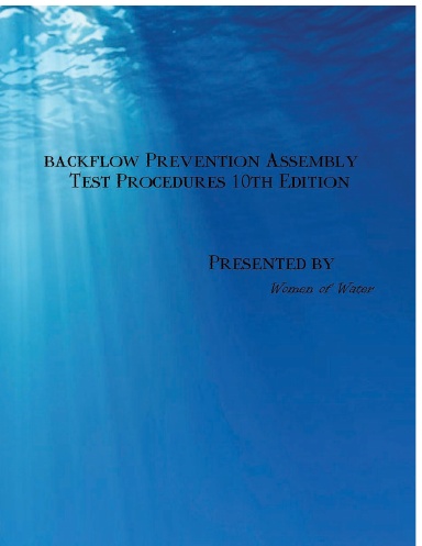 Backflow Assembly Test Procedures 10th Edition