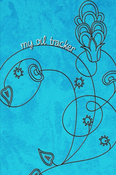 My Oil Tracker Journal (blue)