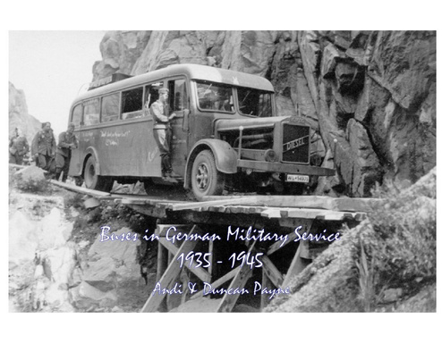 Buses In German Military Service : 1935 -1945
