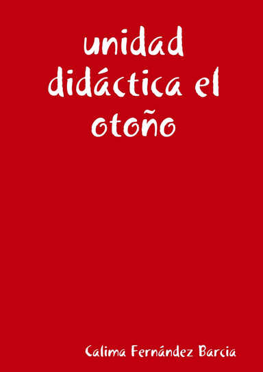 unidad didáctica otoño