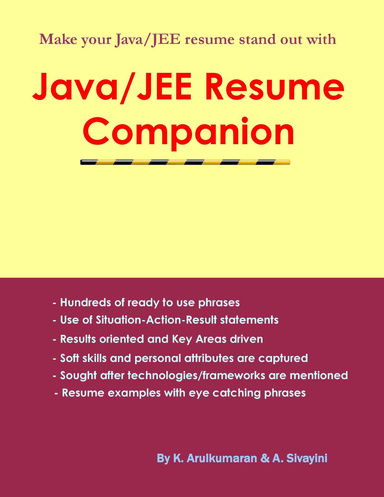 Java/JEE Resume Companion
