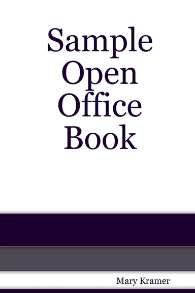 Sample Open Office Book